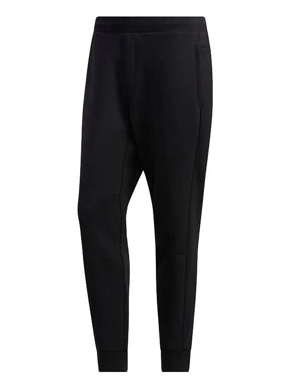 Adidas Th Pnt Peach Solid Color Casual Cozy Bundle Feet Sports Pants - Black