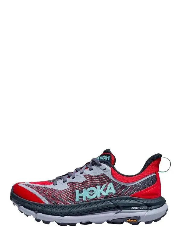 Hoka One One Mafate Speed 4 Trail Running Shoes - Cerise/stormy Skies