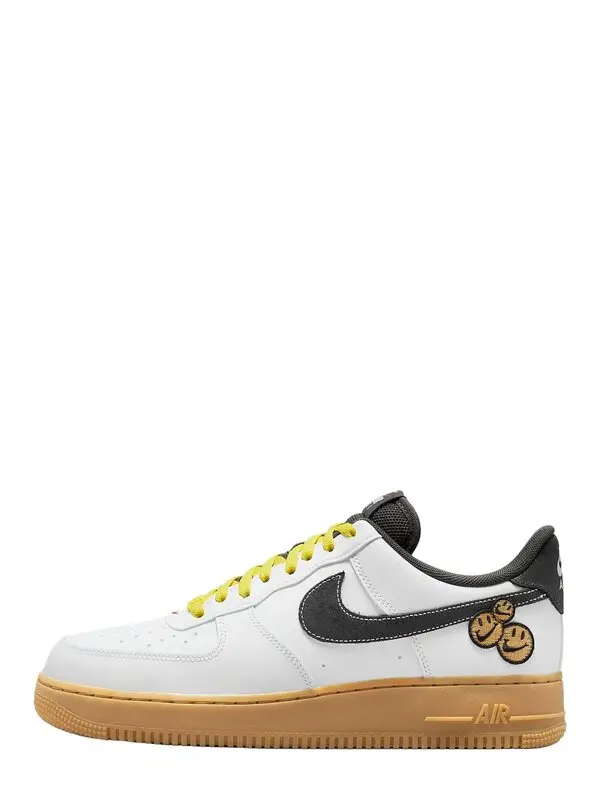 Nike Force 1 Lv8 'go The Extra Smile' Sneakers - White/black/tour Yellow
