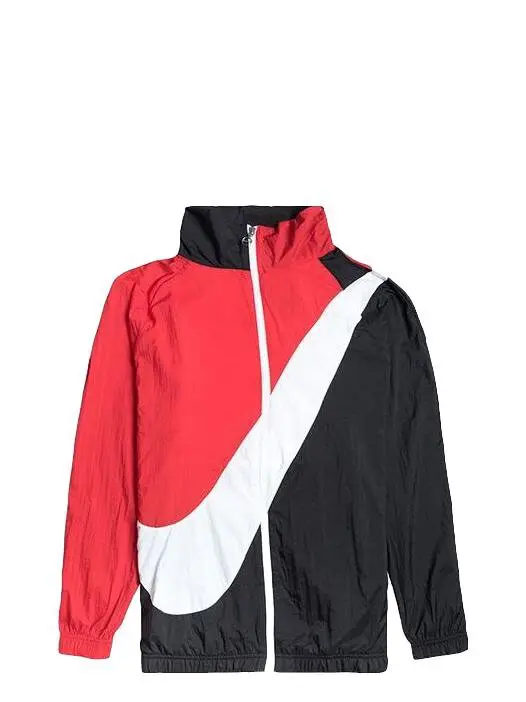Nike Woven Swoosh Jacket - Blackred