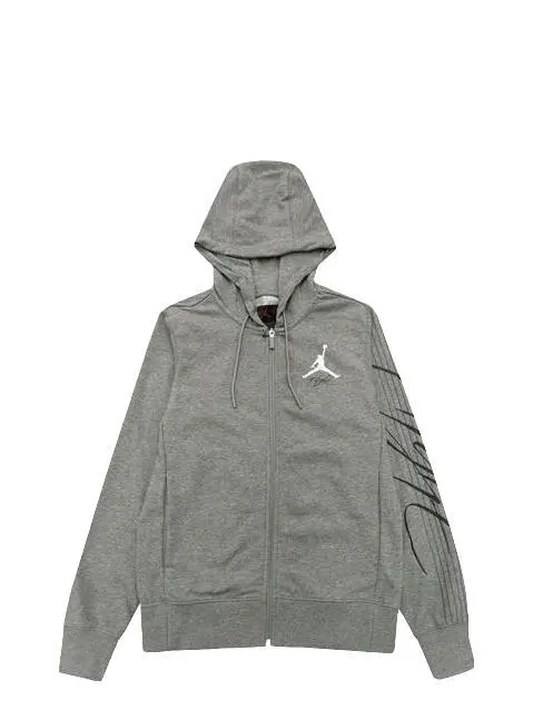 JORDAN Zipper Hoodie - Gray