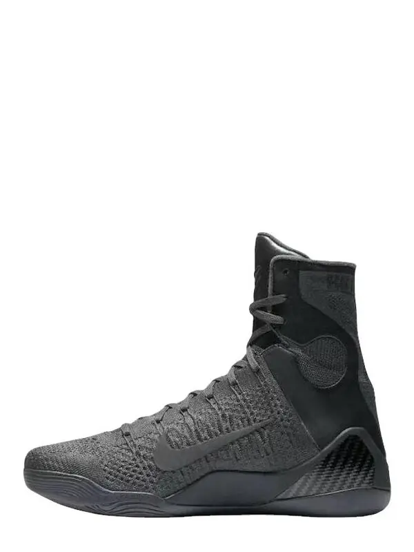 Nike Kobe Elite "fade To Black" High-top Athletic Sneakers - Grey/black