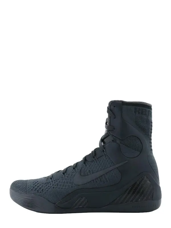 Nike Kobe Elite "fade To Black" High-top Athletic Sneakers - Grey/black