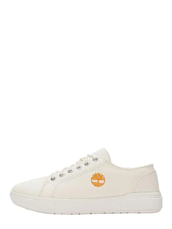 Timberland Seneca Bay Fabric Oxford Shoes - White/orange