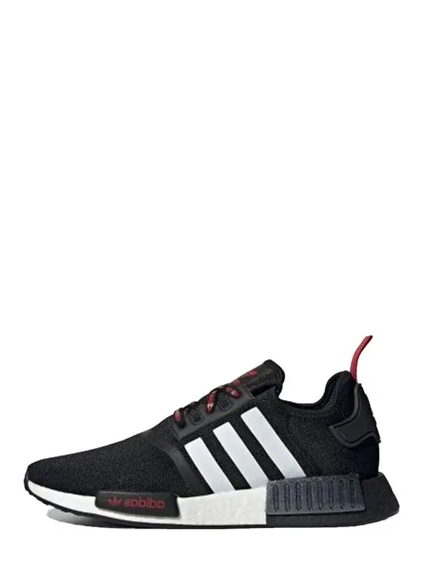 Adidas Nmd_r1 Stlt Primeknit "core Red" Sneakers - Black