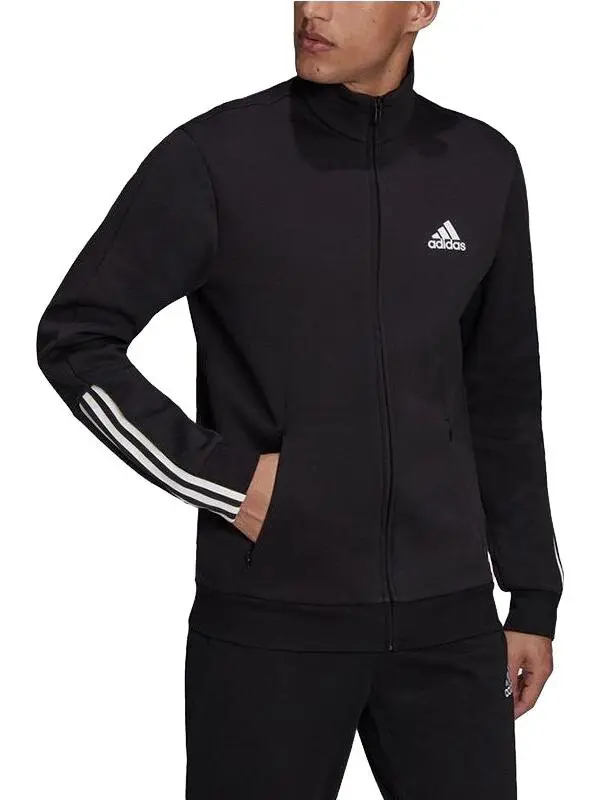 Adidas Athleisure Stand Collar Zip-up Jacket - Black