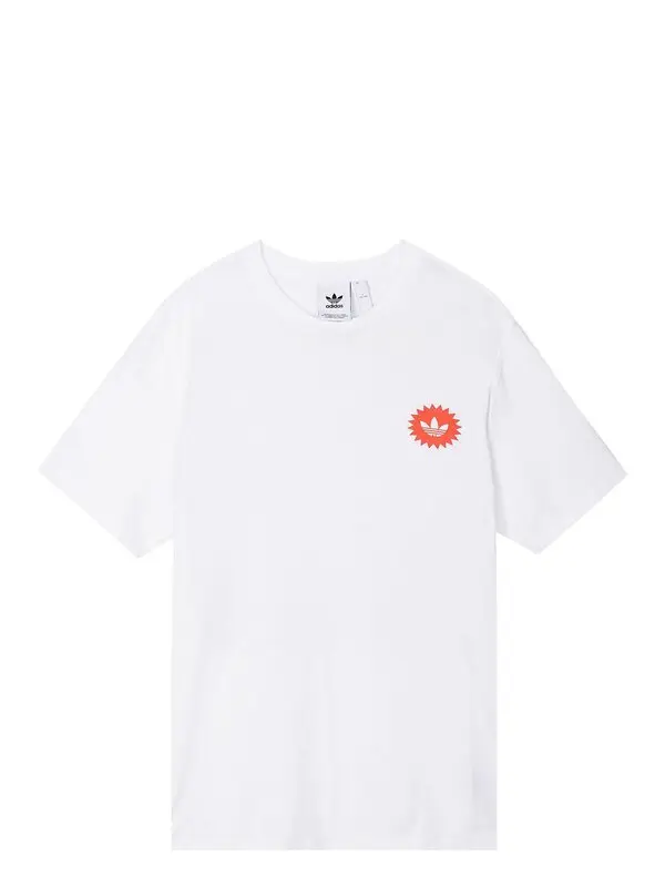 Adidas Originals Bodega Poster Back Printing Short Sleeve - White