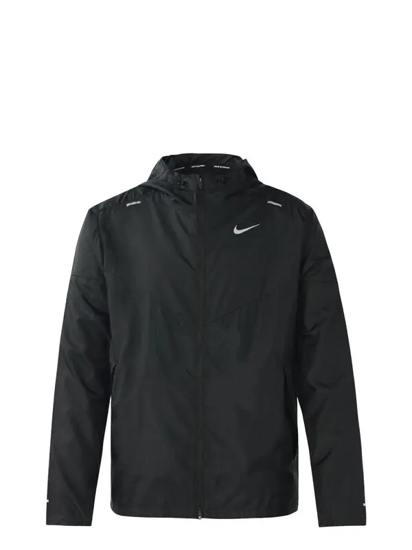 Nike Windrunner Woven Hooded Running Jacket - Black