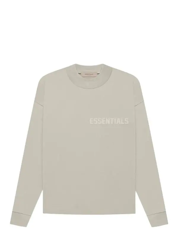 Fear Of God Fw22 Ls Tee Smoke Logo T-shirts - Grey