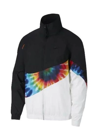 Nike Big Swoosh Tie-dye Jacket - Black