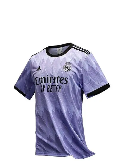Adidas Real Madrid 22/23 Away Jersey - Light Purple/black