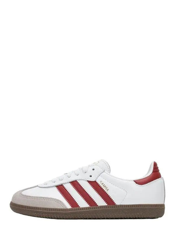Adidas Samba Og Low Top Sneakers - White/preloved Ruby