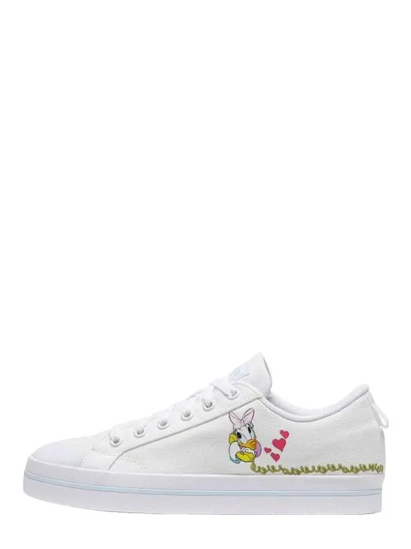 Adidas Neo Bravada Disney Casual Lace-up Sneakers - White/pink