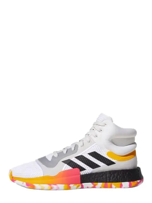 Adidas Marquee Boost High Top Sneakers - White