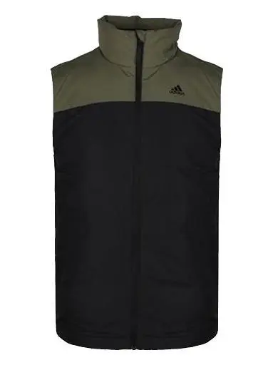 Adidas Padded Stand Collar Vest - Black