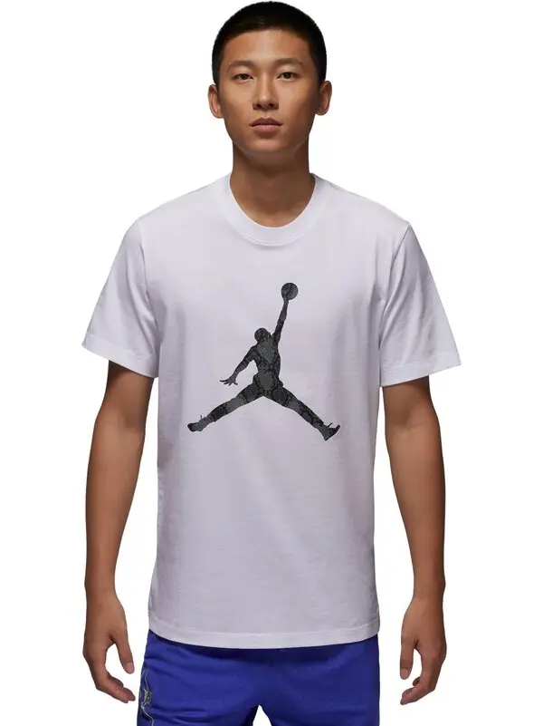 JORDAN As J Sprt Df Jm Ss Crew T-shirt Asia Sizing 'white - White/black