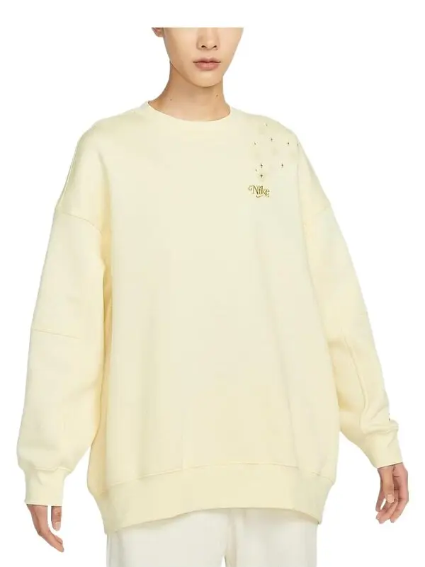 Nike Fleece Crew Sweatshirt - Yellow