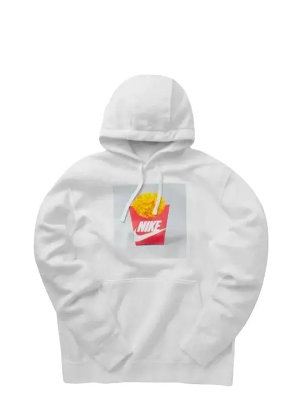Nike Sole Food Futura Graphic Print Fleece Hoodie - White