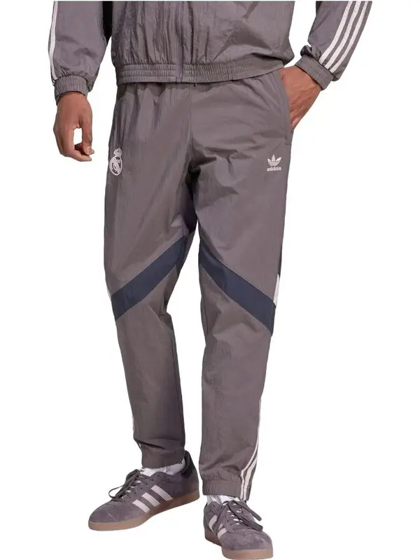 Adidas Real Madrid Originals Track Pants Asia Sizing 'charcoal Grey - Charcoal/grey