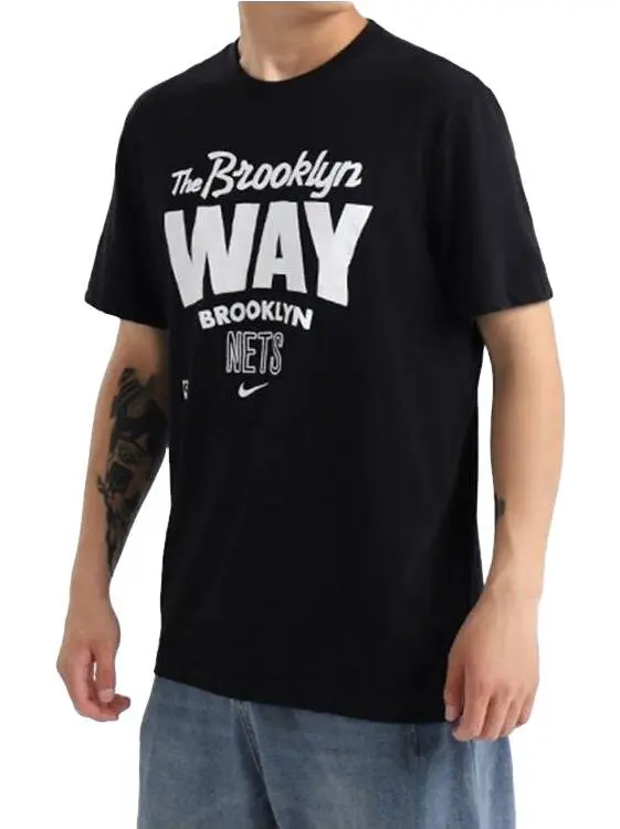 Nike Brooklyn Nets Graphic T-shirt - Black