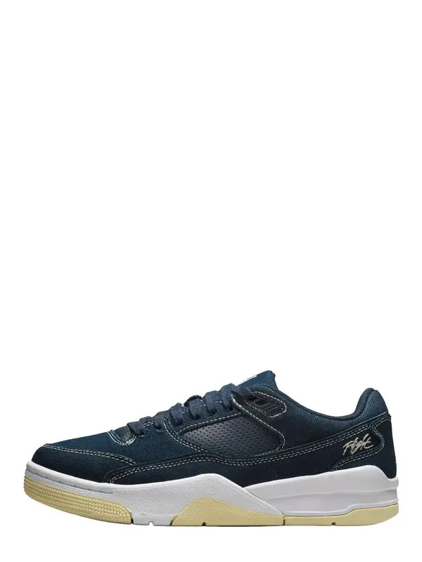 JORDAN Flight Court 'denim - Obsidian/white/alabaster