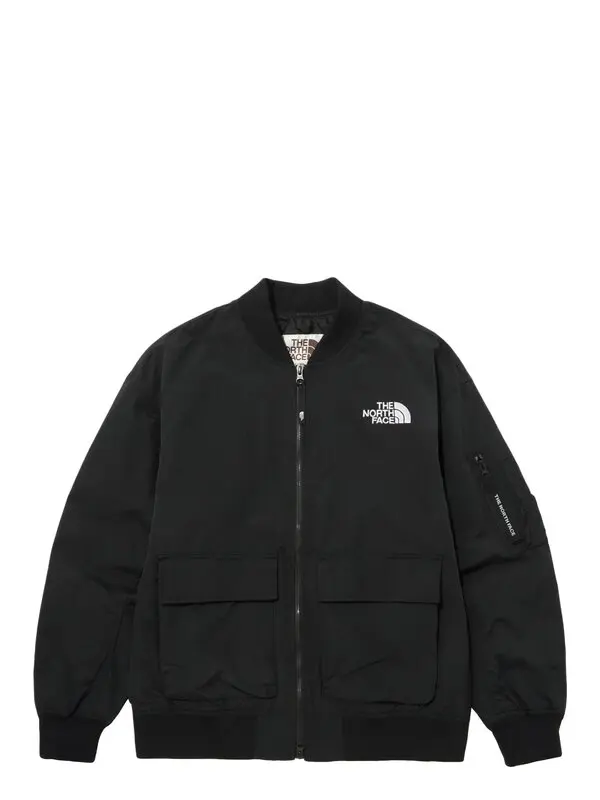 The North Face Ss23 Logo Neilton Bomber Jacket - Black