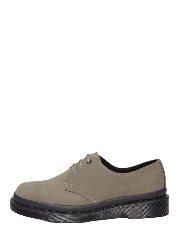 Dr. Martens 1461 Waterproof Nubuck 3-eye Oxford - Nickel Grey/black