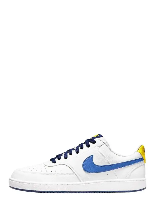 Nike Court Vision Low Next Nature Sneakers - White/hyper Royal/blue Void