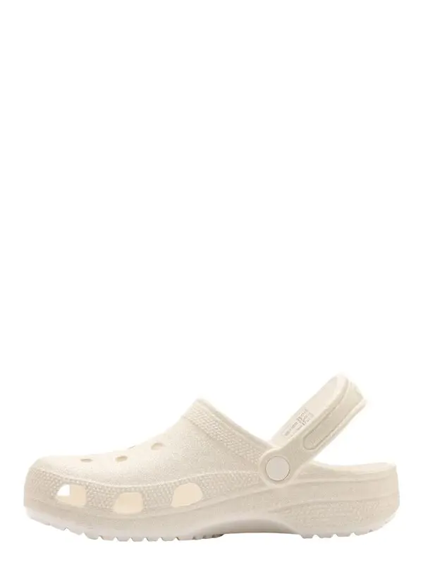 CROCS Classic Glitter Clog - White