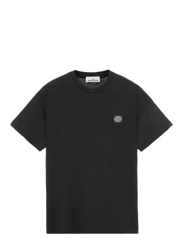 Stone Island Patch Logo T-shirt - Black