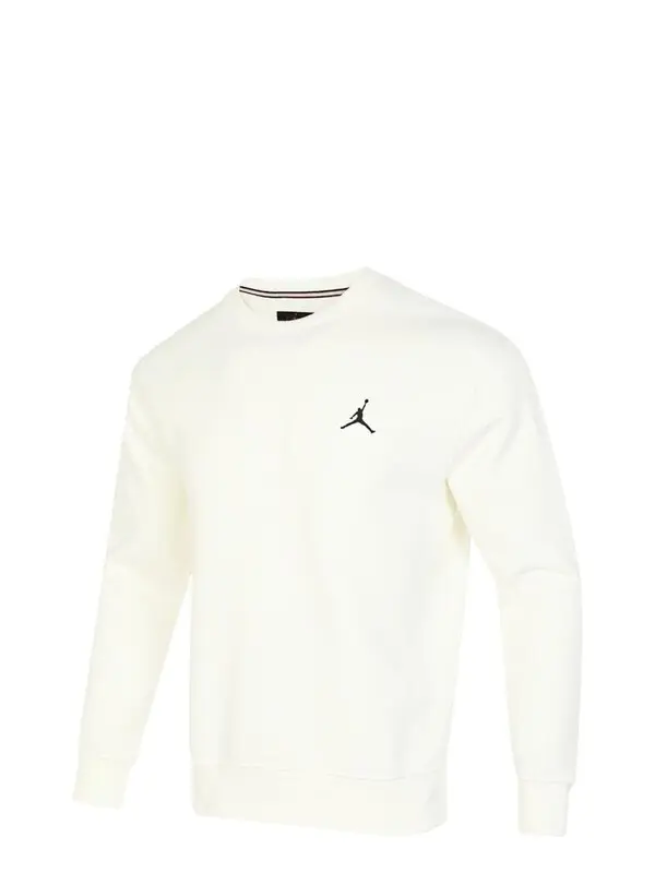 JORDAN Flight Mvp Graphic Fleece Crew-neck Sweatshirt - White