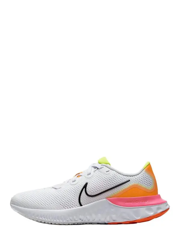 Nike Renew Run Athletic Sneakers - White/orange