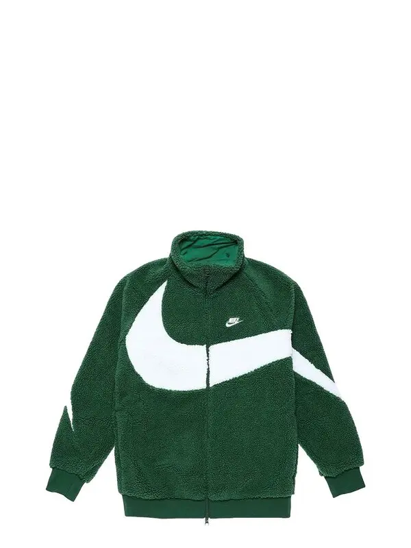 Nike Big Swoosh Reversible Boa Jacket - Green