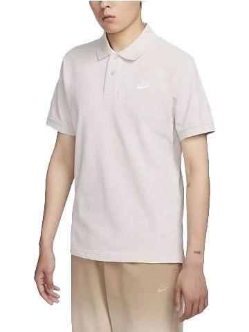 Nike Polo 'light Bone - White