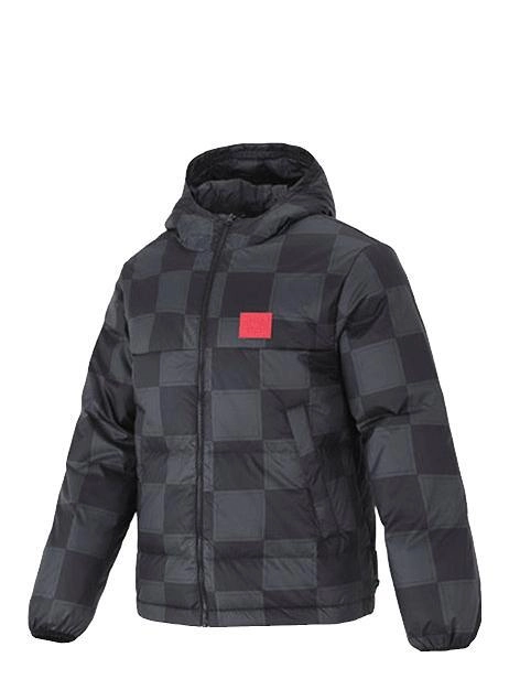 Nike Lebron Grid Hooded Down Jacket - Black