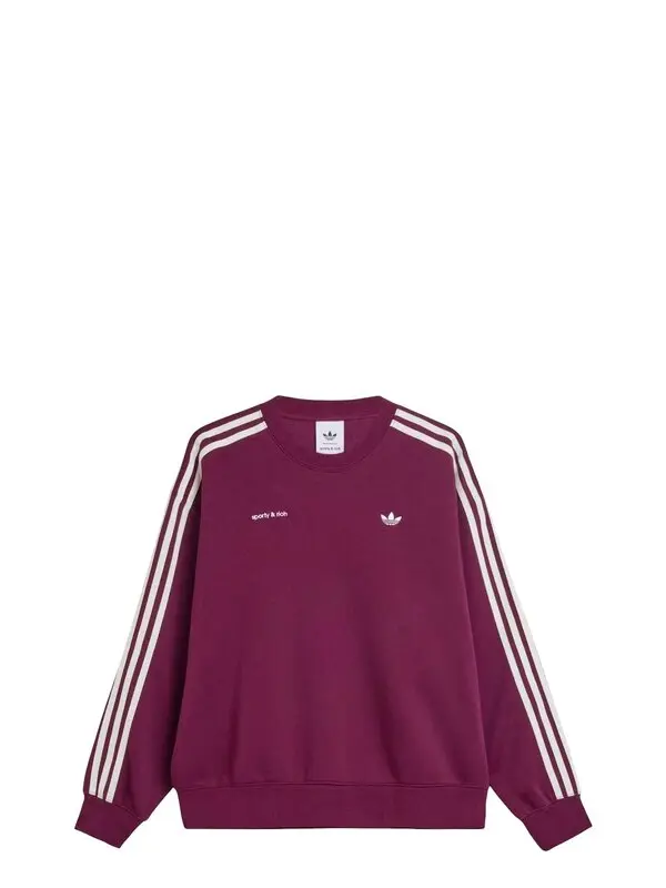 Adidas X Sporty & Rich Sweatshirt - Maroon