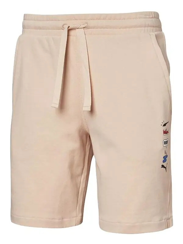 PUMA Cargo Woven Shorts - Beige/black