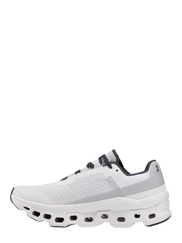 On Cloudmonster Sneakers - White/black/grey