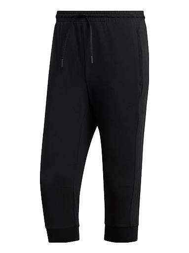 Adidas M Pnt 34 Dk 3s Training Running Sports Slim Fit Cropped Pants - Black