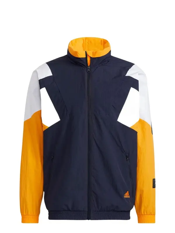 Adidas St Brand Wvjk Hooded Jacket With Contrasting Logo Detail - Default Color