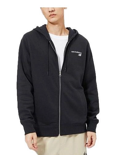 NEW BALANCE Logo Sports Zipper - Black