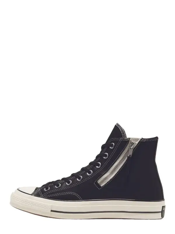 CONVERSE Chuck 70 Side Zip High Top Sneakers - Black