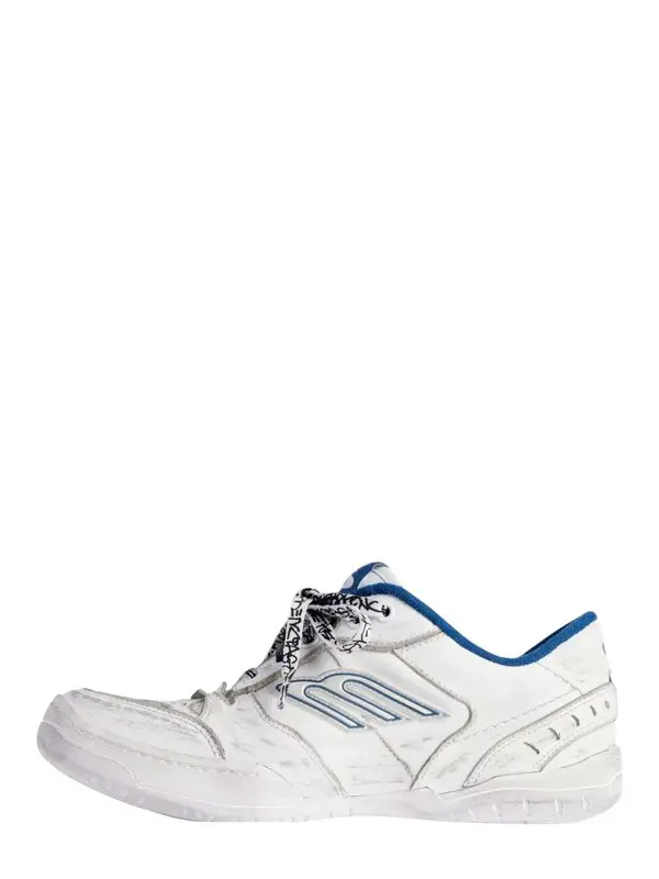 Balenciaga Hamptons Medium Sneakers - White/dark Blue/grey