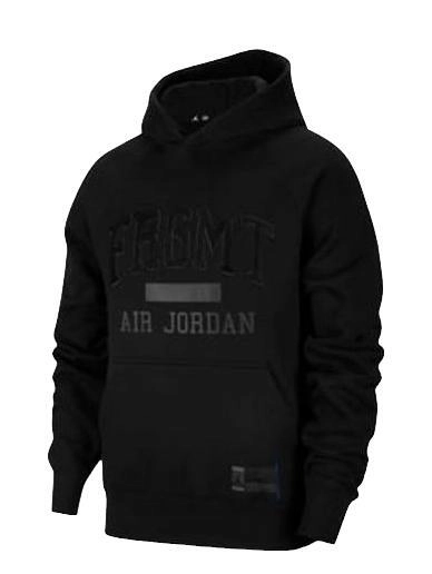 JORDAN X Fragment Pullover Hoodie - Black