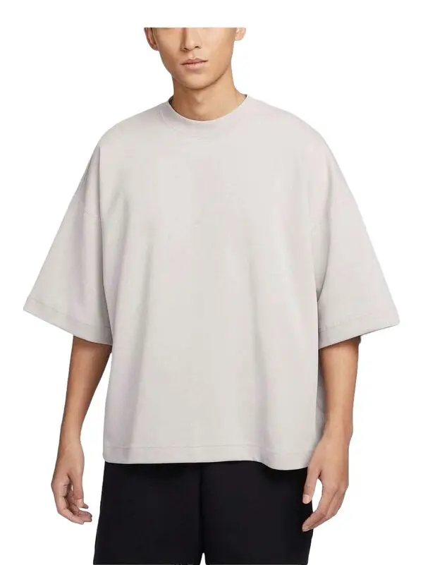 Nike Tech Fleece Reimagined Oversized T-shirt Asia Sizing - Light Iron Ore
