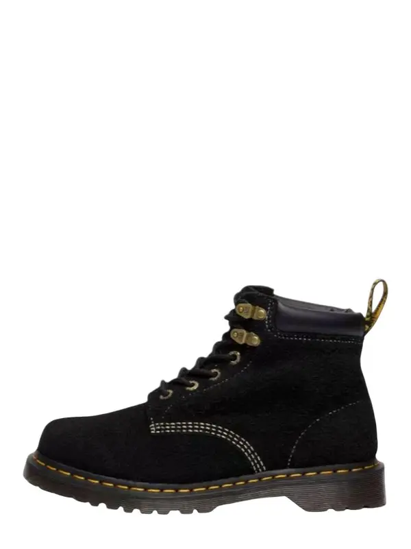 Dr. Martens 939 Distressed Lace-up Ankle Boots - Black