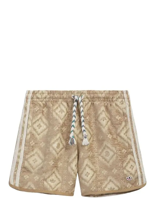 Adidas X Clot Heritage Print Shorts - Warm Sandstone