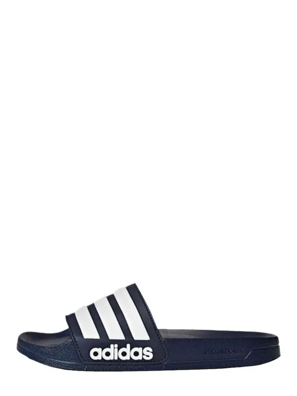 Adidas Adilette Slides - Blue/white