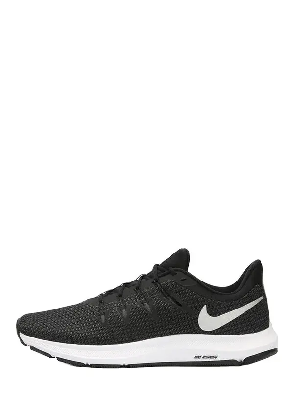 Nike Quest Aa7403-001 Athletic Sneakers - Black/metallic Silver-dark Grey