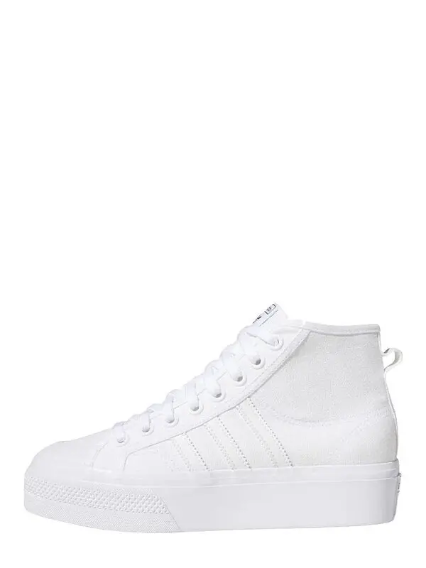 Adidas Nizza Platform Mid Sneakers - White